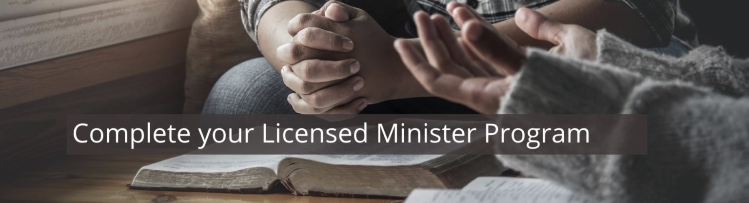 Complete Your Licensed Minister Program - Christian Leaders Alliance