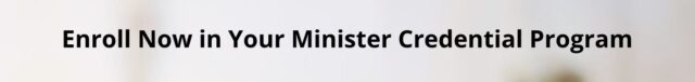 Minister Credentials - Christian Leaders Alliance