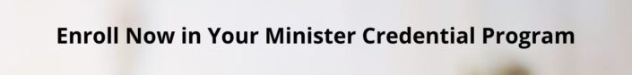 Minister Credentials - Christian Leaders Alliance
